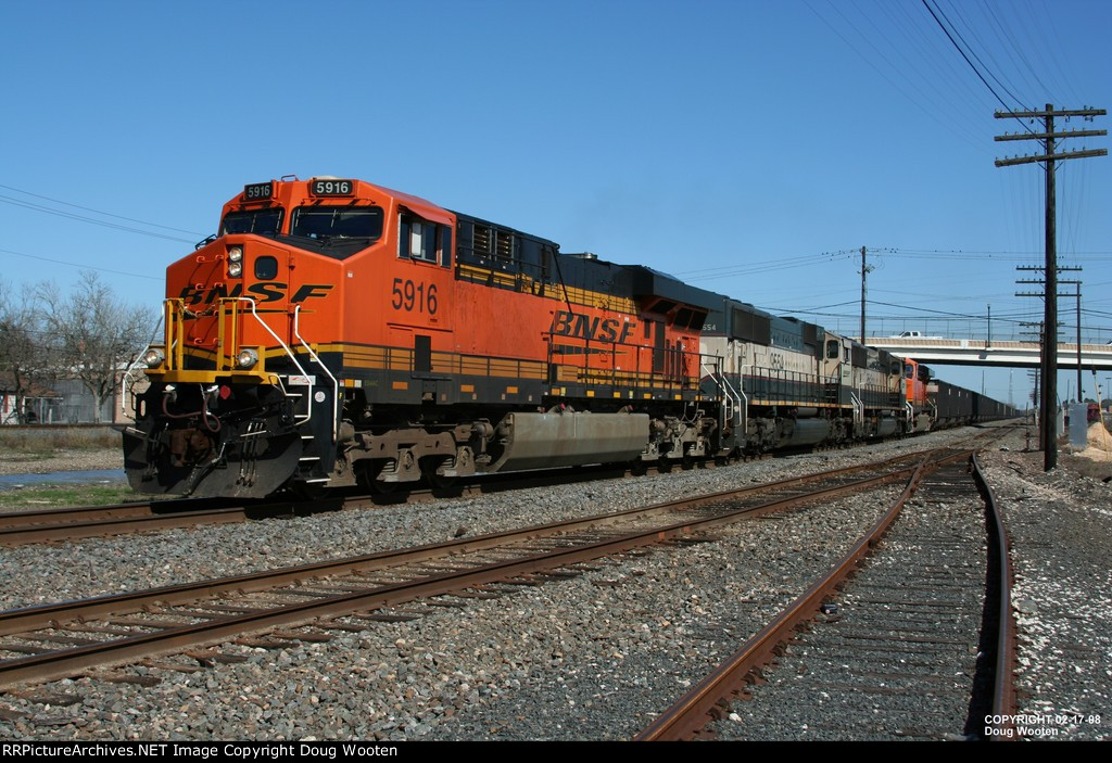 Empty BNSF Coal Train